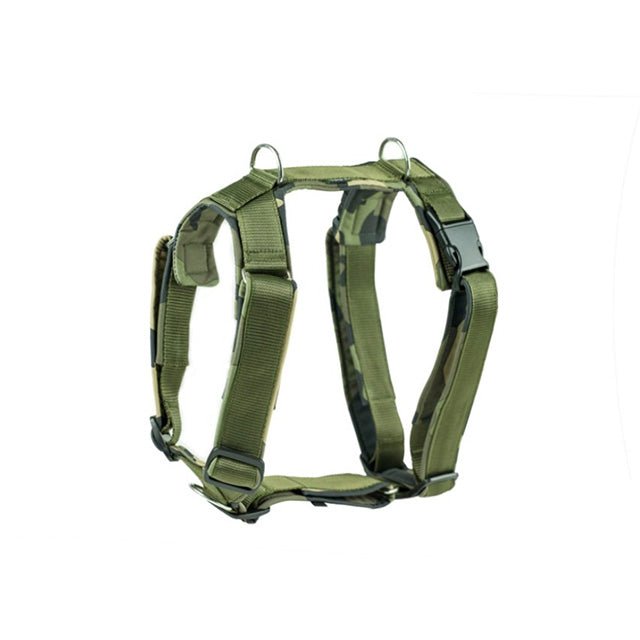 犬用ハーネス4dox｜H・Y形状｜引っ張る力を均等分散｜高品質パッド入り設計｜ オリーブカラー – Alice's Dog & Cat